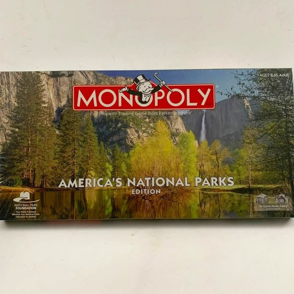 Hasbro | Games | Vintage Monopoly Americas National Parks Edition 205 ...